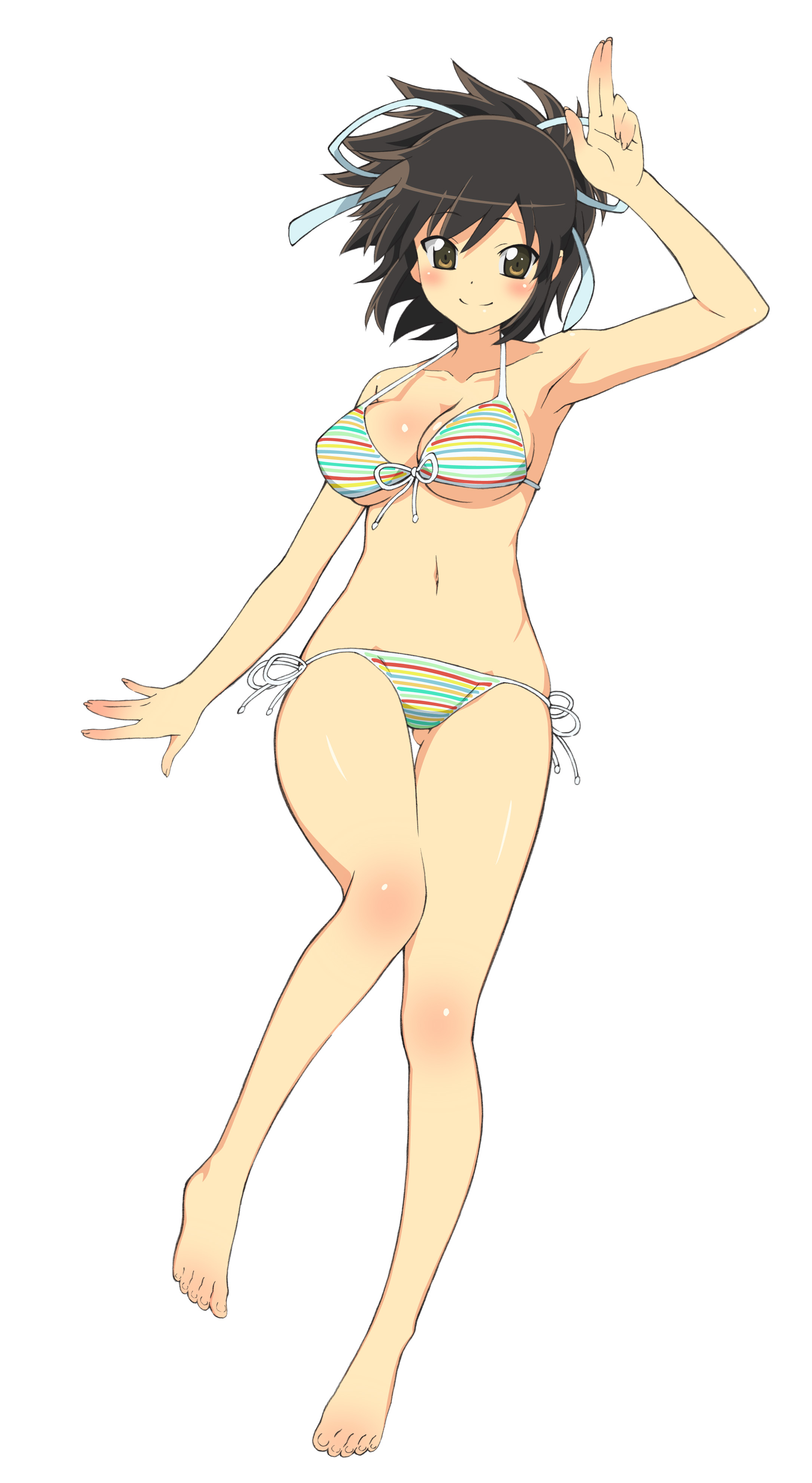 Torii Takashi Senran Kagura Asuka Senran Kagura Bikini Cleavage
